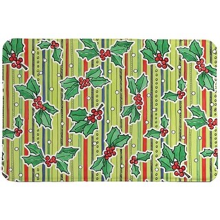 Festive Mistletoe Memory Foam Rug - Bed Bath & Beyond - 30698808