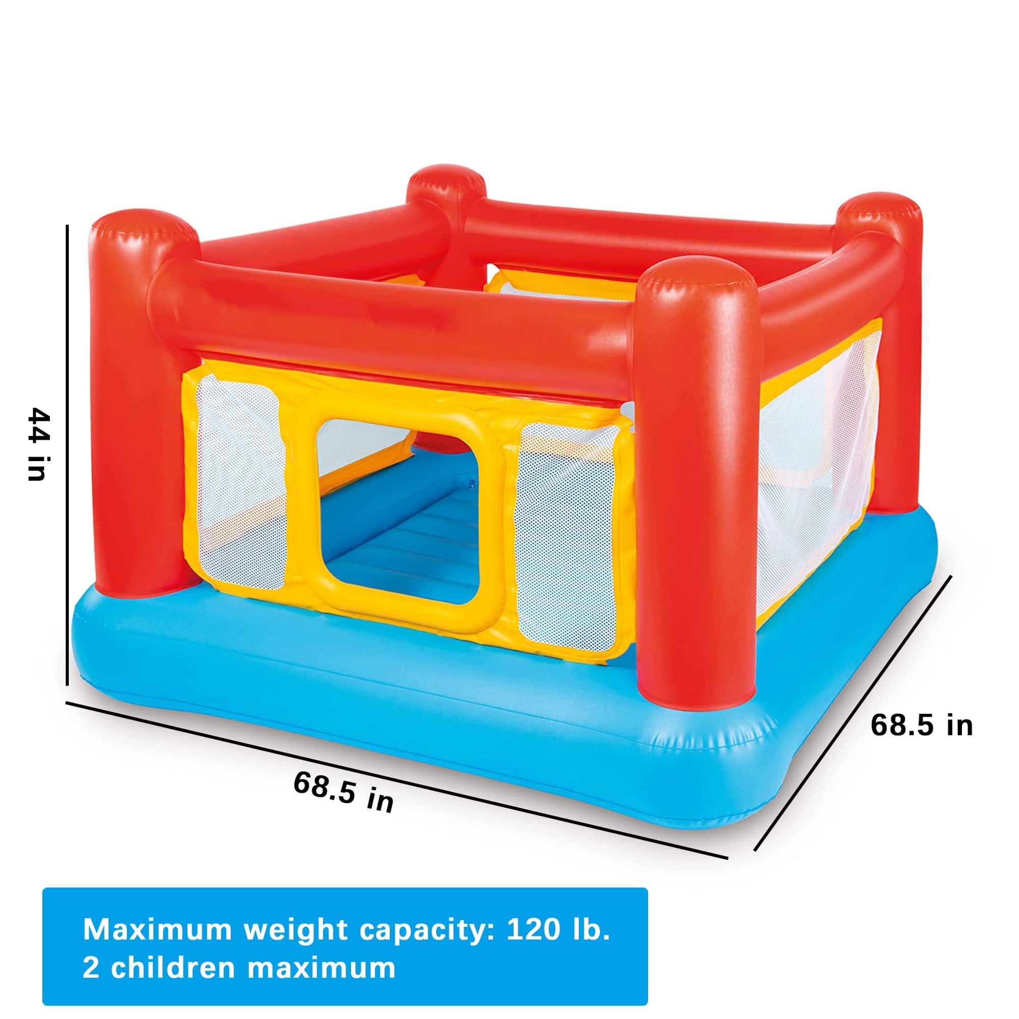 Inflatable Playhouse Trampoline Bounce House for Kids Ages 3-6 - Bed ...