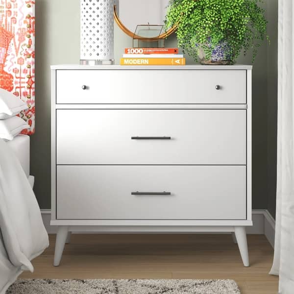 Mid-Century Three Drawer Dresser - Bed Bath & Beyond - 36696070