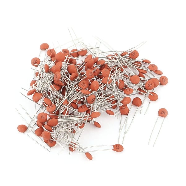 150pcs 220 PF 50V 10% TOL Electronic Components Ceramic Disc Capacitors ...