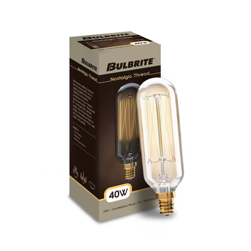 Bulbrite Pack of (4) Dimmable Antique Nostalgic Filament Incandescent Bulb - On Sale - Overstock ...