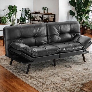 Modern Sleeper Convertible Futon Couch,Memory Foam Couch Convertible ...
