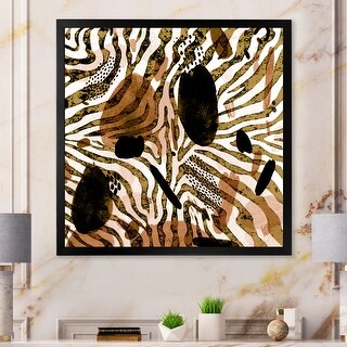 Designart "African American Pattern" Modern Framed Wall Art - On Sale ...