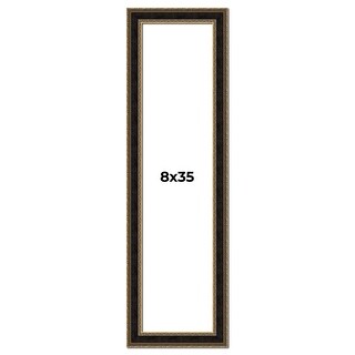 8x35 Frame Gold Antique Vintage Sold Wood Picture Frame | 1.75 Inch ...