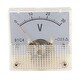 91C4 DC 0-30V Analog Panel Voltmeter Voltage Meter Measuring Gauge ...