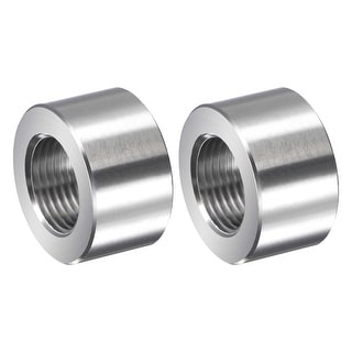Weld On Bung Female Nut Threaded-Stainless Steel Insert Weldable 2pcs ...