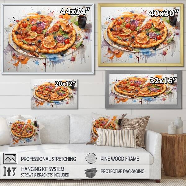 pizza frame design