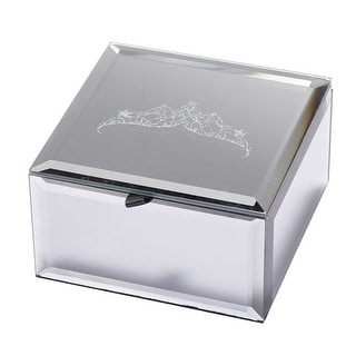 Etched Tiara Top Jewellery Box - Bed Bath & Beyond - 40446942
