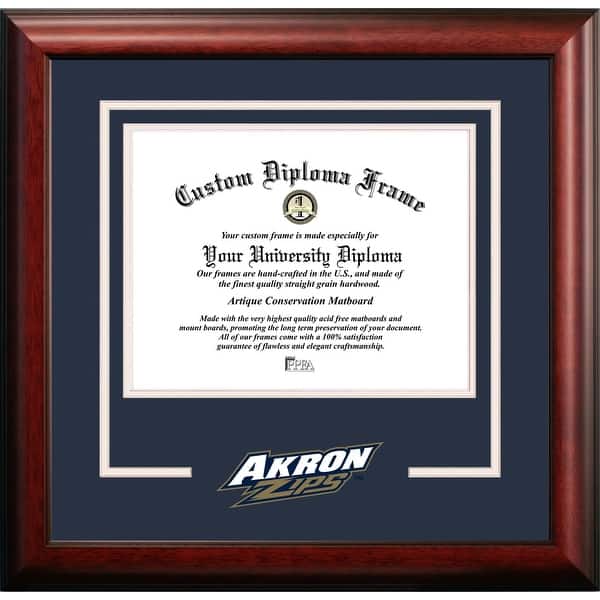 University of Akron Zips 11w x 8.5h Spirit Diploma Frame - Bed Bath ...