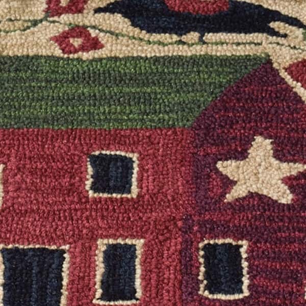 Park Designs Red House Hooked Rug Runner - 24" x 72" - 2'x6' - Bed Bath ...