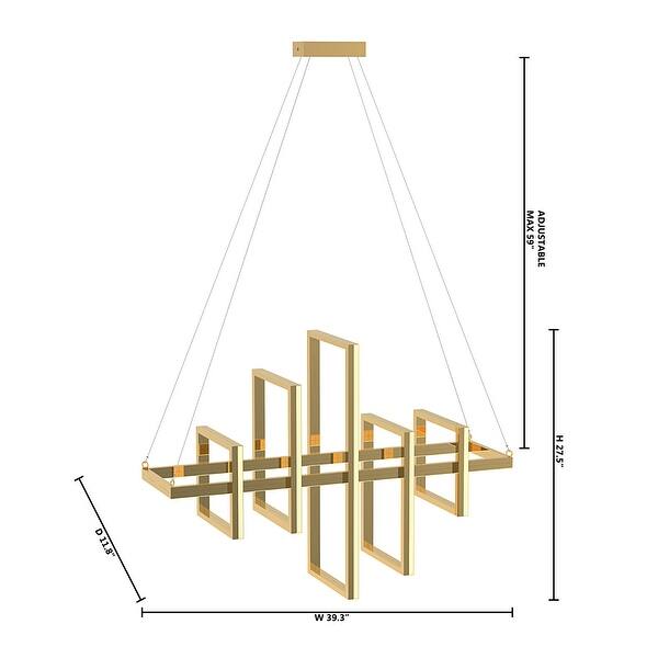 LED Pendant Lighting with Stainless Steel Frame - Bed Bath & Beyond ...