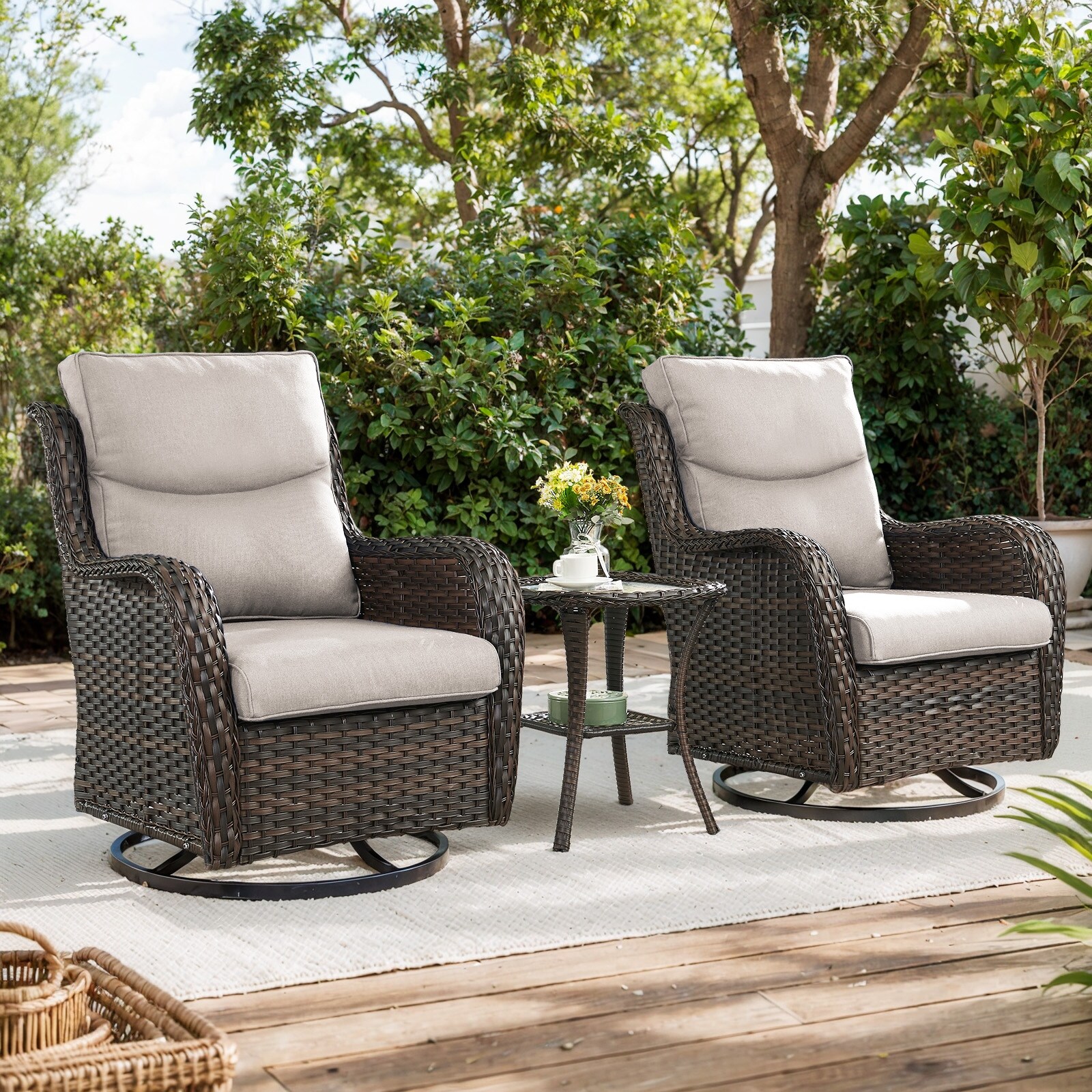 Patio swivel rocker chairs clearance store