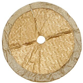 National Tree Company 48 in. Yuletide Glam Collection Metallic Gold ...