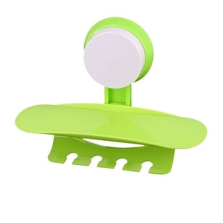 Bathroom Plastic Suction Cup Wall Mounted Toothpaste Toothbrush Holder ...