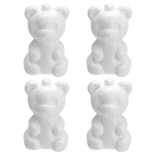 Foam Bear, 3in Bear Foam Animal White Foam Shapes for Craft - Bed Bath ...