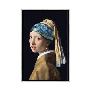 iCanvas "Starry Girl" by Artelele Framed - Bed Bath & Beyond - 37726864