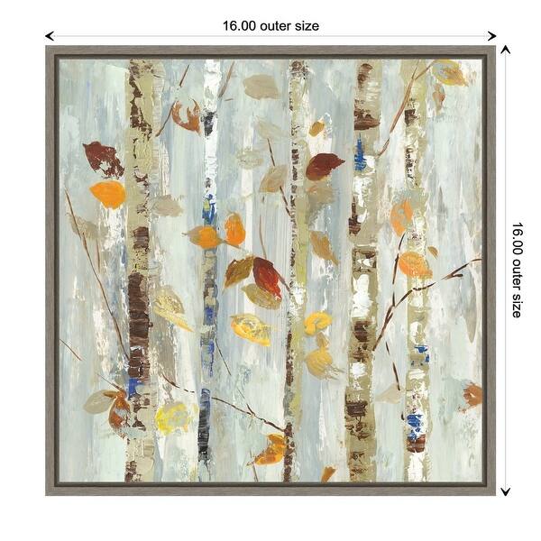 Autumn Petals (Leaves) by Allison Pearce Framed Canvas Art - Bed Bath ...