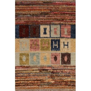Tribal Geometric Moroccan Berber Area Rug Handmade Wool Carpet - 5'0" x ...