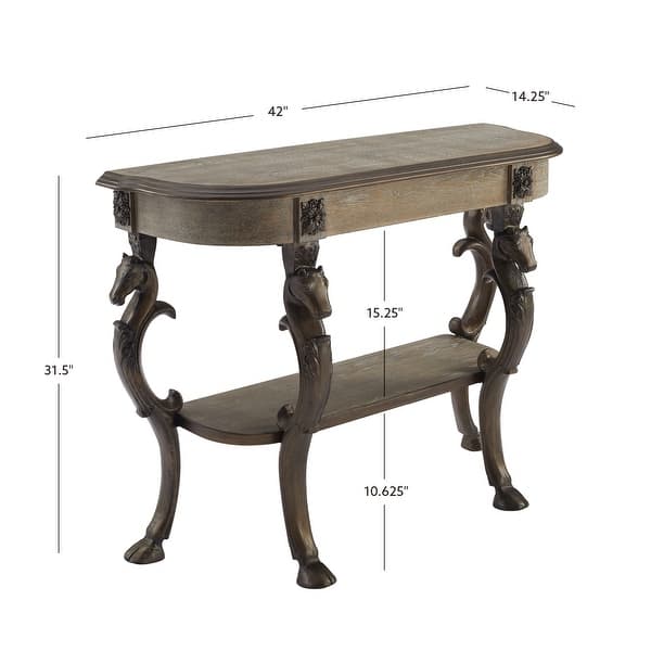 Montpellier Console Table Pewter - Bed Bath & Beyond - 37417287