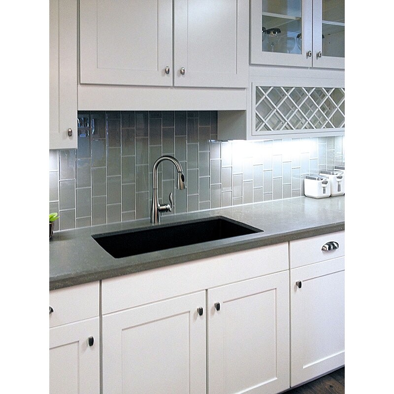 Apollo Tile 40 Pack 3-in x 6-in Abalone Gray Rectangular Subway Glossy ...