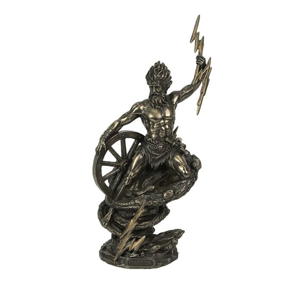 Taranis Celtic God Of Thunder Resin Statue Bronze Finish Sculpture - 9. ...