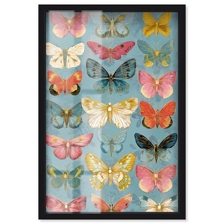 Dreamy Butterflies II Vintage Room Decor Shadowbox Print by Art Remedy ...