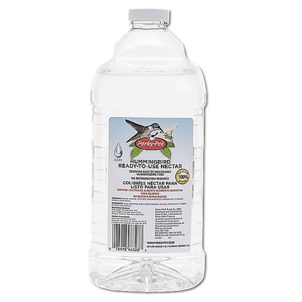 Perky-Pet 239PCL Premium Ultra-Energy Clear Hummingbird Nectar, RTU, 64 ...