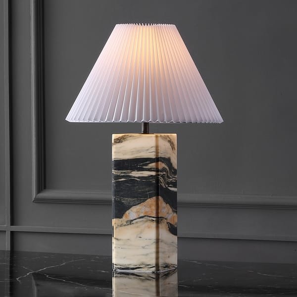 square marble lamp base