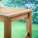 Santorini Grade A Teak Outdoor Console Bar Table - Bed Bath & Beyond ...
