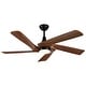 Moasis 52" Modern Remote Control Ceiling Fan with Lights and 5 Solid ...