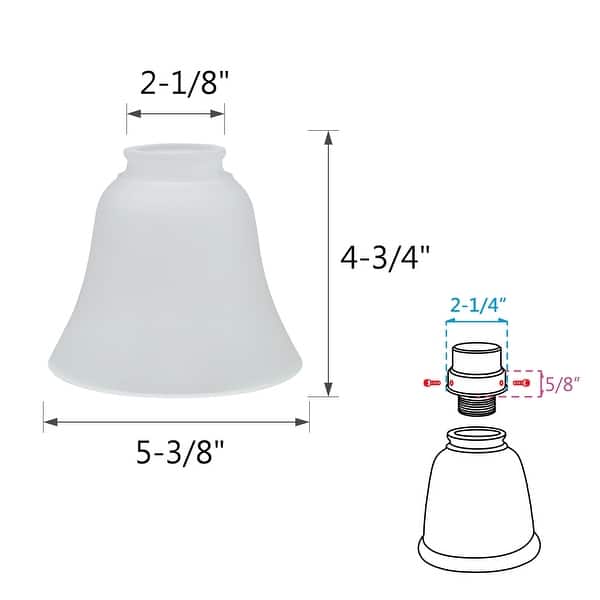 2 1 4 Fitter Glass Shade
