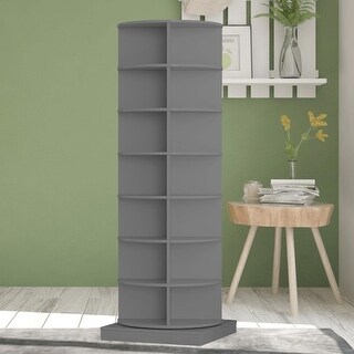 Modern Rotating Shoe Storage Rack Cabinet, 360-Degree Rotation, 28-Pair ...