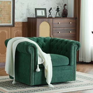 Wiers Chesterfield Swivel Tufted Club Chair by Christopher Knight Home ...