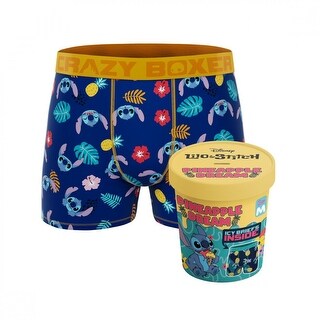 Crazy Boxers Lilo And Stitch Tropical Print Boxer Briefs - Bed Bath ...