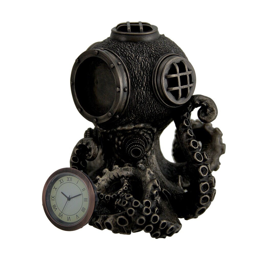 steampunk octopus clock