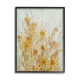 Stupell Abstract Wildflowers Blooming Framed Giclee Art by Tim O'Toole ...