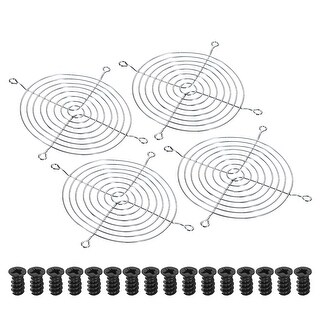 115mm Fan Finger Grill, 4 Pack Metal Grill Protector Guard with Screw ...
