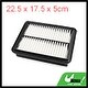 P501-13-3A0 Rectangle Shaped Black White Pleated Panel Car Air Filter ...