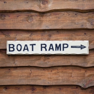 Boat Ramp Sign - 36''W x ½''D x 6''H - Bed Bath & Beyond - 37837705