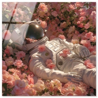 Astral Rose Rest IV Modern Wall Decor Acrylic Print by Notoriart - Bed ...
