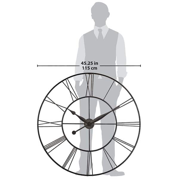 Skyscraper XXL Large Oversized Wall Clock 45 inch - 45 x 2.25 x 45 ...