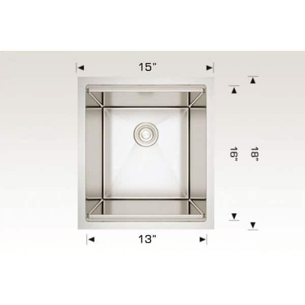 American Imaginations 15-in. W CSA Approved Stainless Steel Kitchen ...