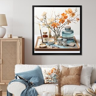 Designart "Still Life Arrange II" Abstract Still Lifes Framed Wall ...