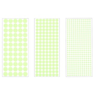 Glow in the Dark Dot Stickers, Glow Dot Wall Decals, 522 Dots in 3 ...