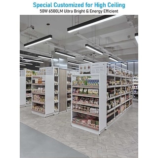 4FT 3CCT Linkable LED Linear Light, 6500LM Ultra Bright Downlight ...