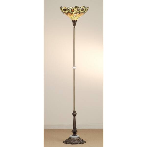 Meyda Tiffany 65837 Stained Glass / Tiffany Torchiere Lamp from the ...