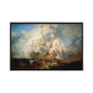 iCanvas "The Battle of Trafalgar 1822-1824" by J.M.W. Turner Framed ...