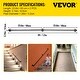 VEVOR Pipe Stair Handrail Staircase Handrail 440LBS Load Capacity ...