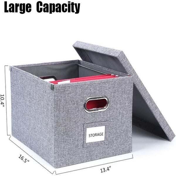 Collapsible Hanging File Storage Box (2packs) - Bed Bath & Beyond ...