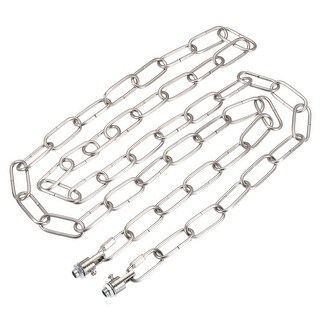 Pendant Light Fixture Chain 1.83m Long w Chain Connectors Hook Loops ...